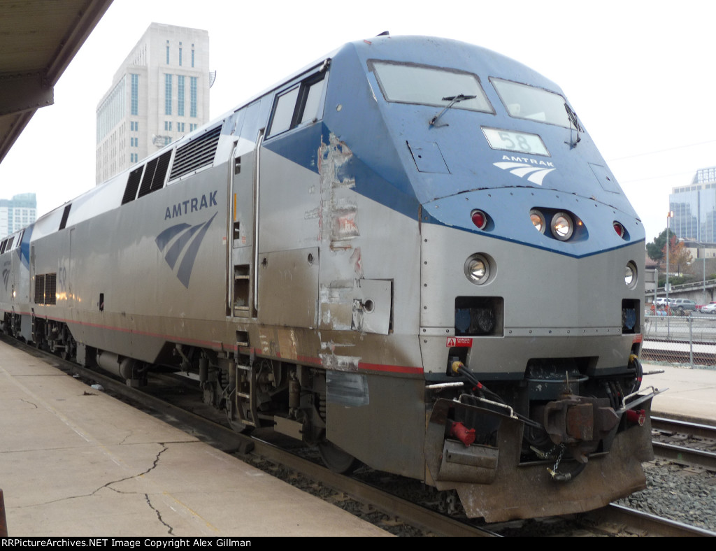 Amtrak 58 West